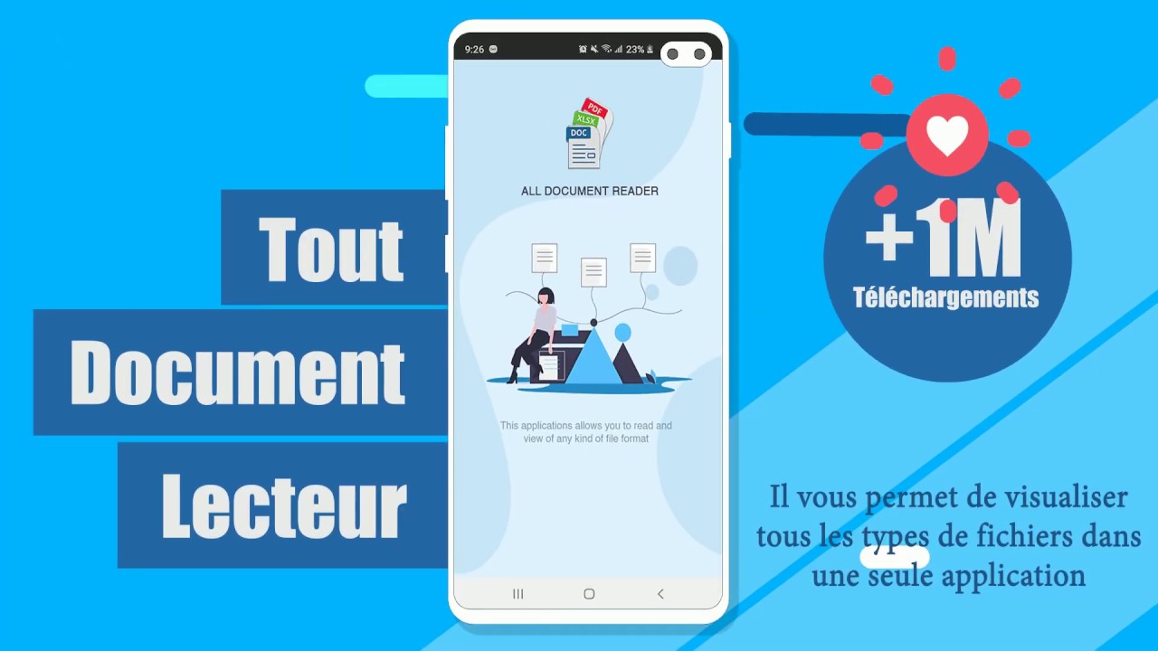 Visionneuse de tous les documents: Office Suite Doc Reader - YouTube
