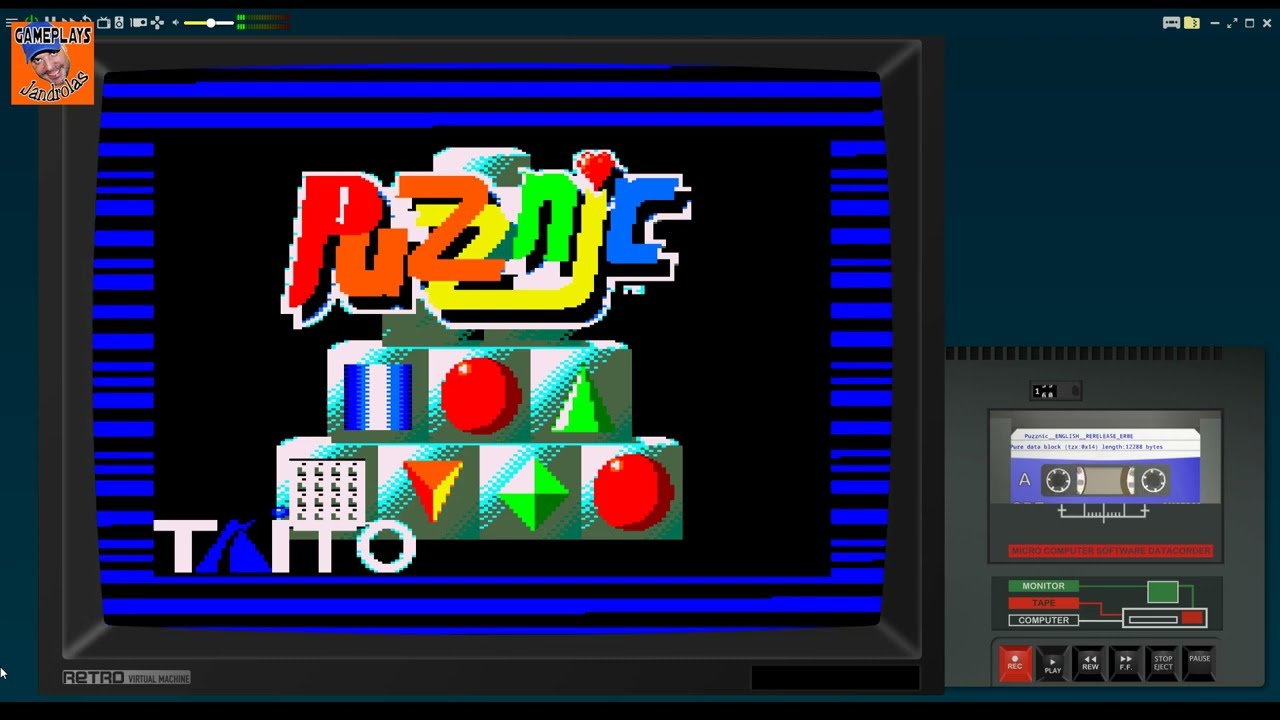 Amstrad CPC464 - Puzznic - Retro Virtual Machine - YouTube