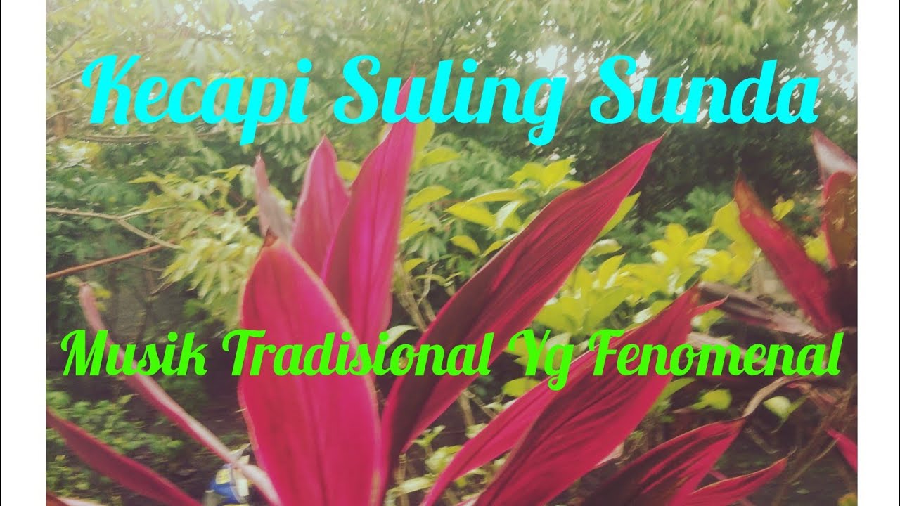 Suling Sunda dan Kecapi Suling Sunda Instrument Musik Tradisional Yg ...