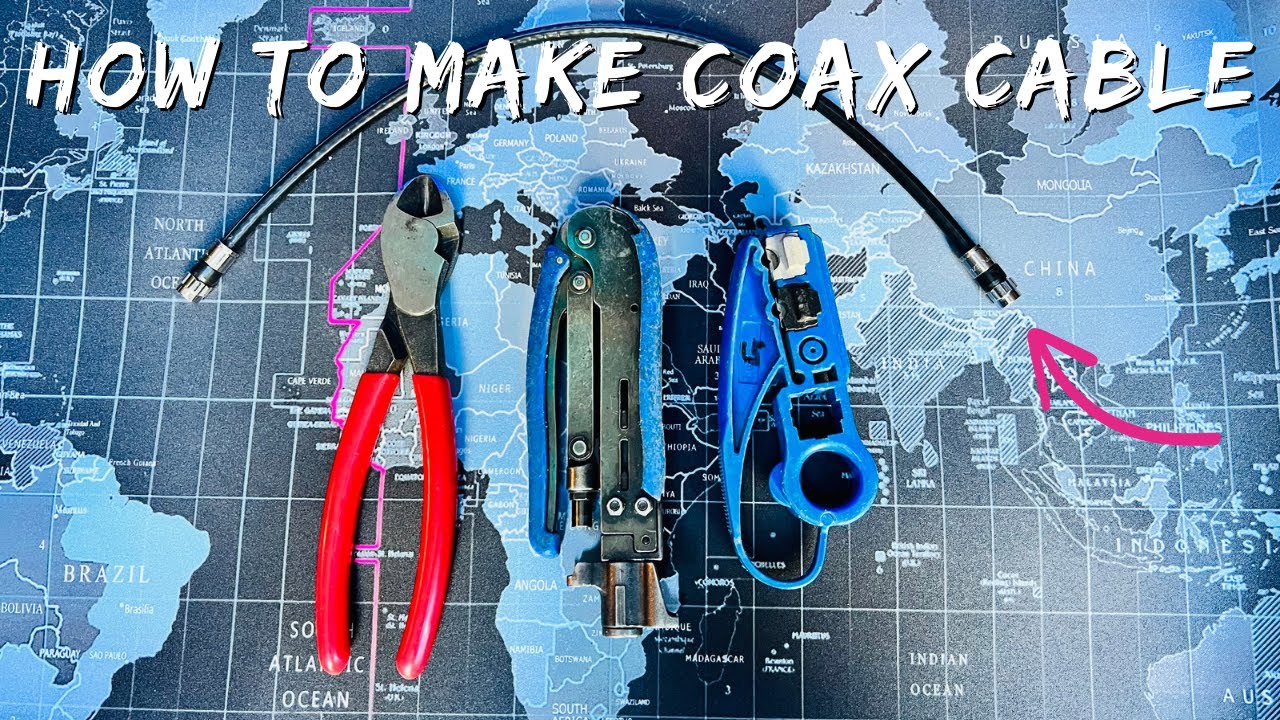 How to make Coax Cable - YouTube