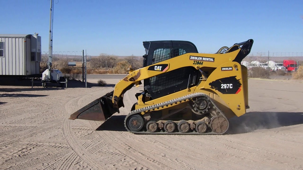 Lot 6201 | Cat 297C 2 Speed Multi Terrain Loader - YouTube