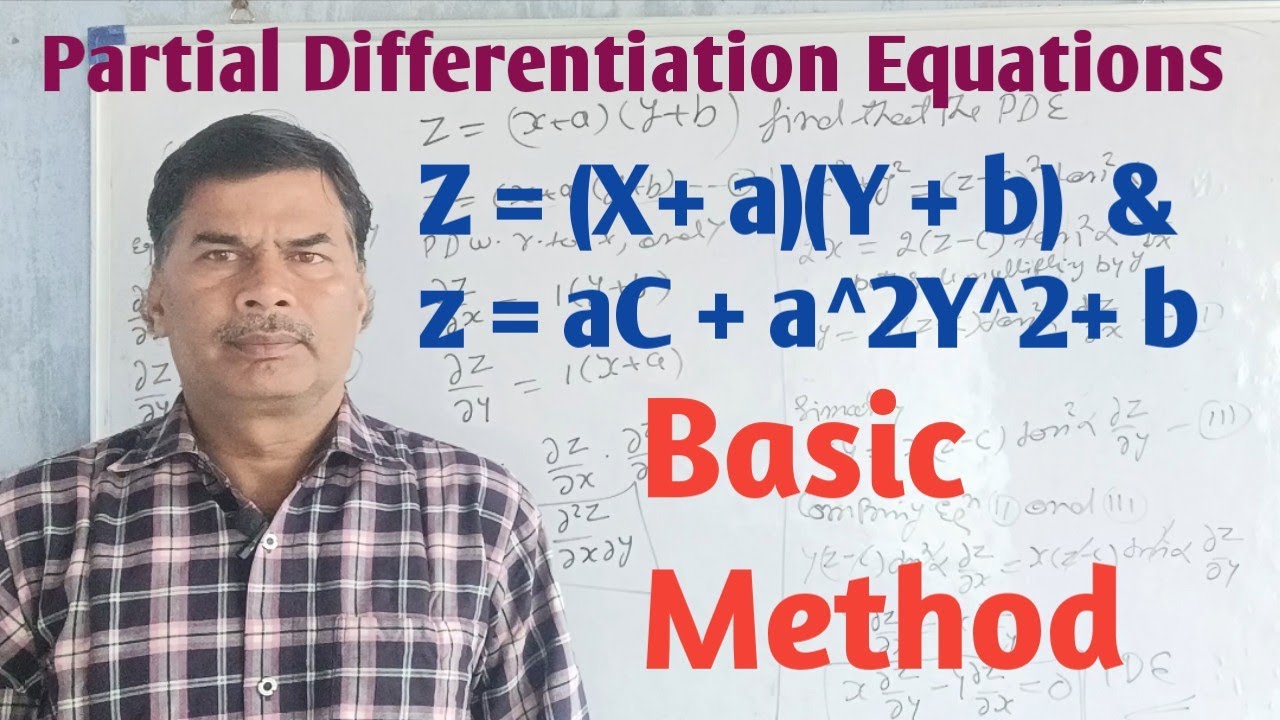 PDE 1 for the curve with Solution #partial_differentiation -equations ...