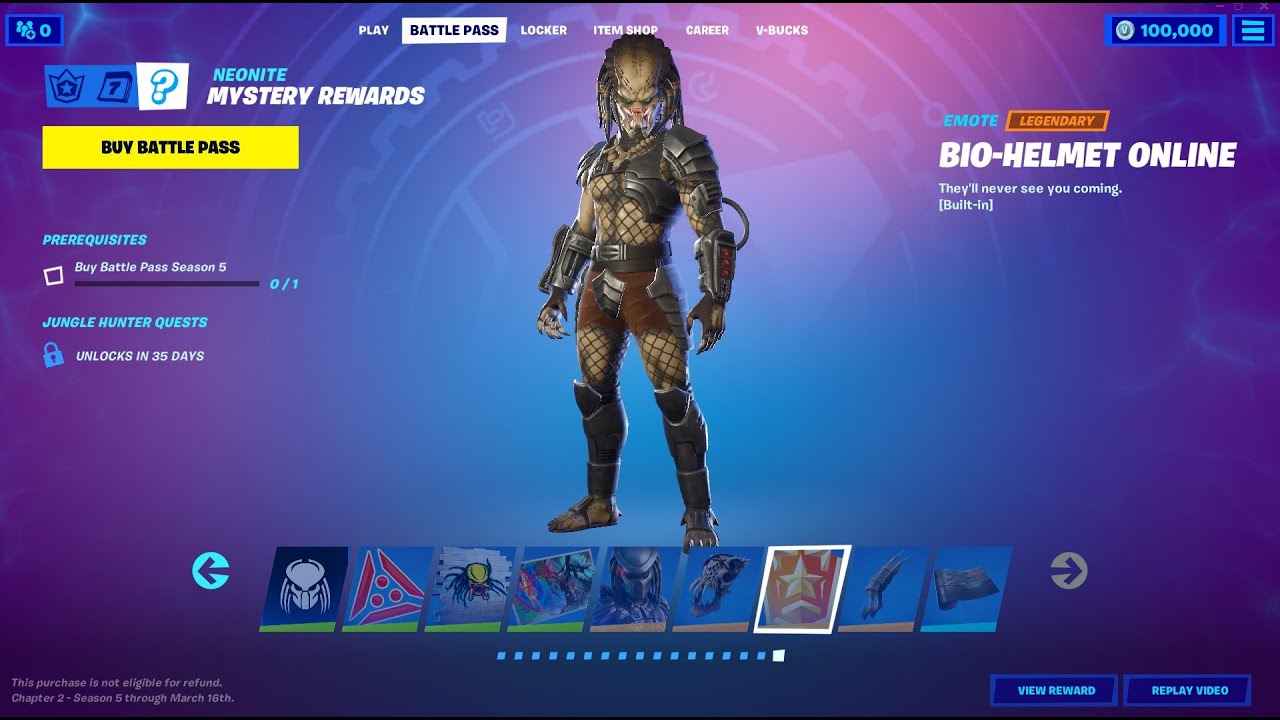 PREDATOR UPDATE in FORTNITE! - YouTube