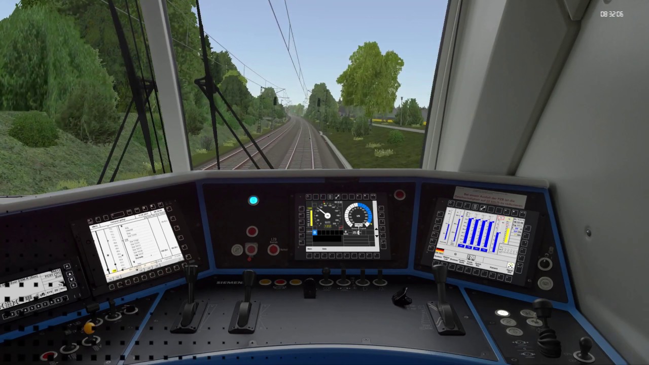 Zusi 3 - Beta - Integrierte Zusidisplays im Vectron - YouTube