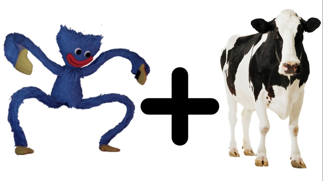 Huggy Wuggy + Cow = ??? Poppy Playtime Animation - YouTube