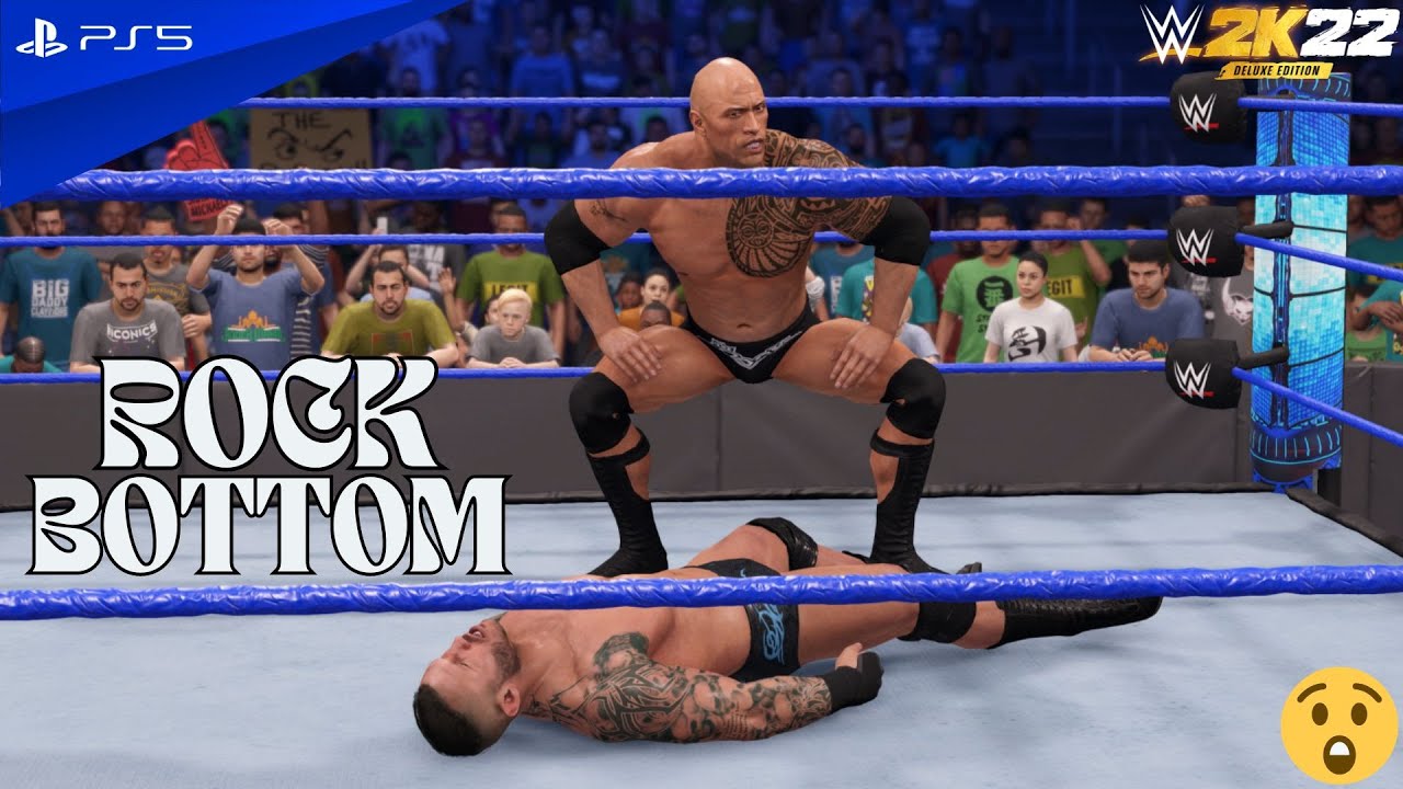 THE ROCK VS RANDY ORTON - WORLD HEAVYWEIGHT CHAMPIONSHIP - WWE 2K22 ...