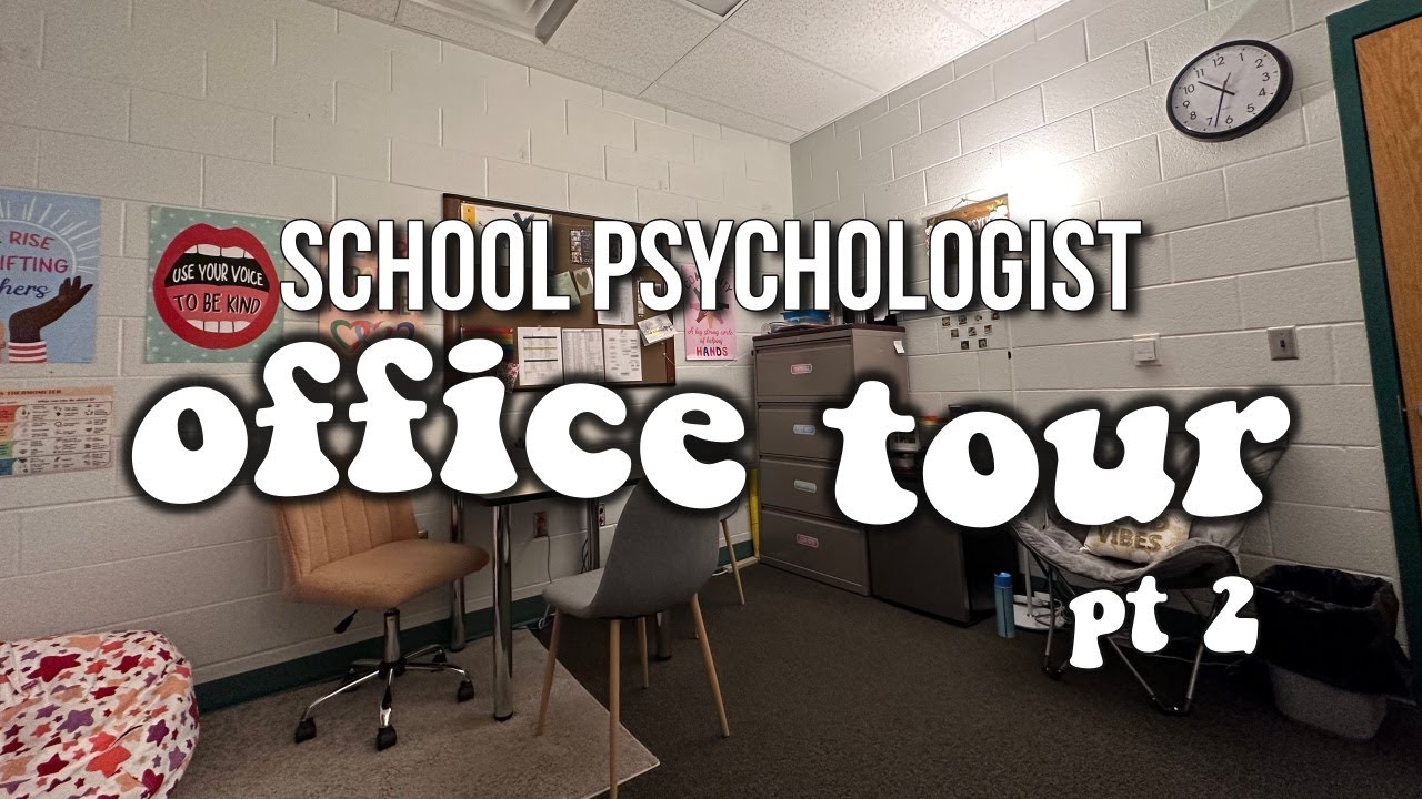 School psychologist office tour (YEAR 2) - YouTube
