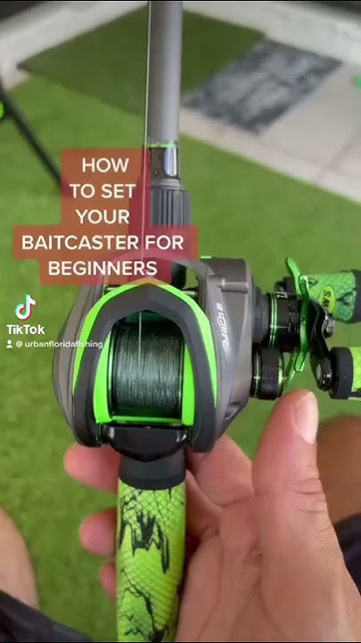 HOW TO SET YOUR BAITCASTER FOR BEGINNERS - YouTube
