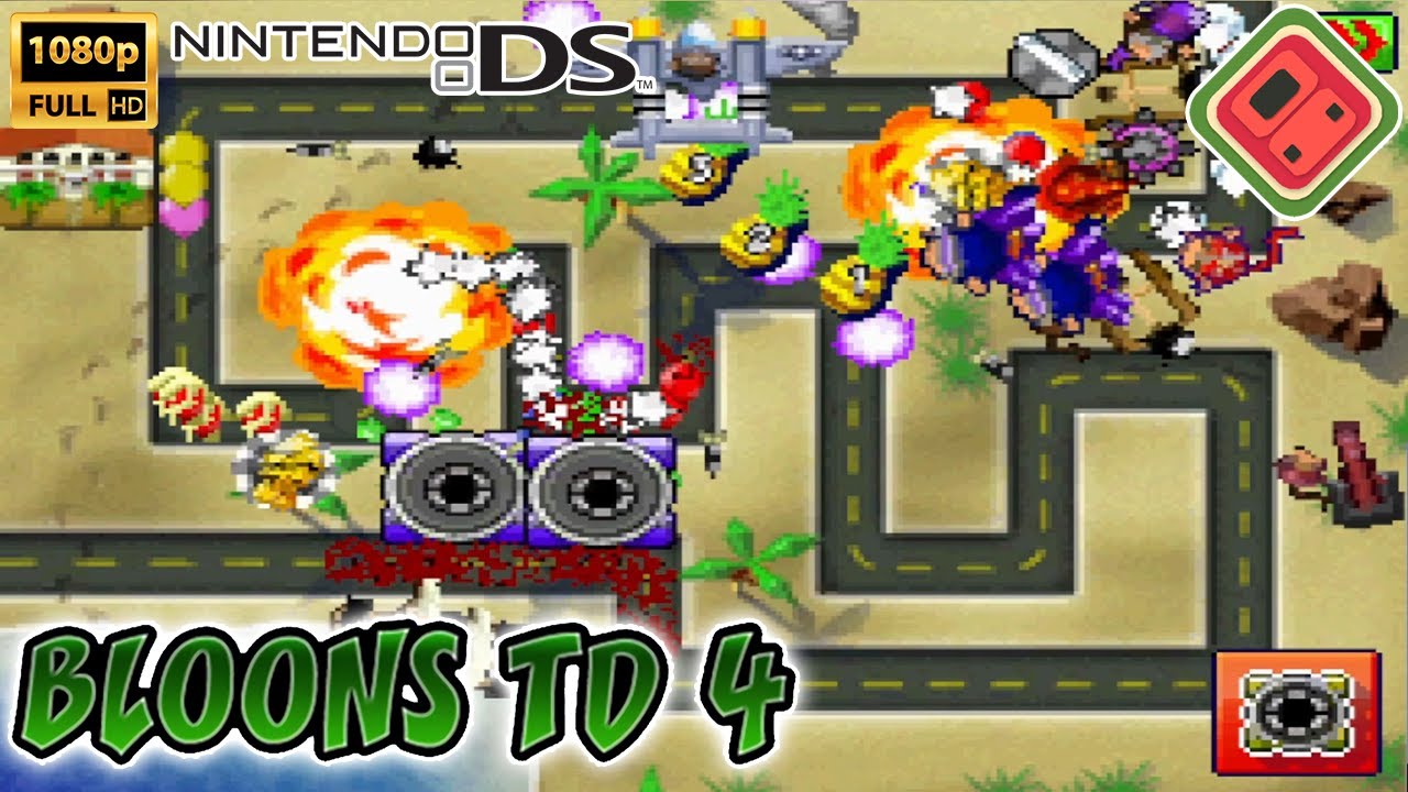 Bloons TD 4 DS HD Gameplay (MelonDS) - YouTube
