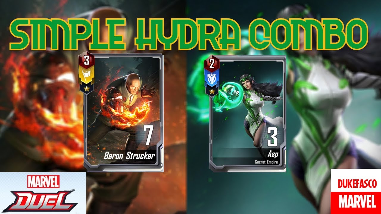Simple Hydra Combo - Marvel Duel - Gold Ladder Gameplay - YouTube