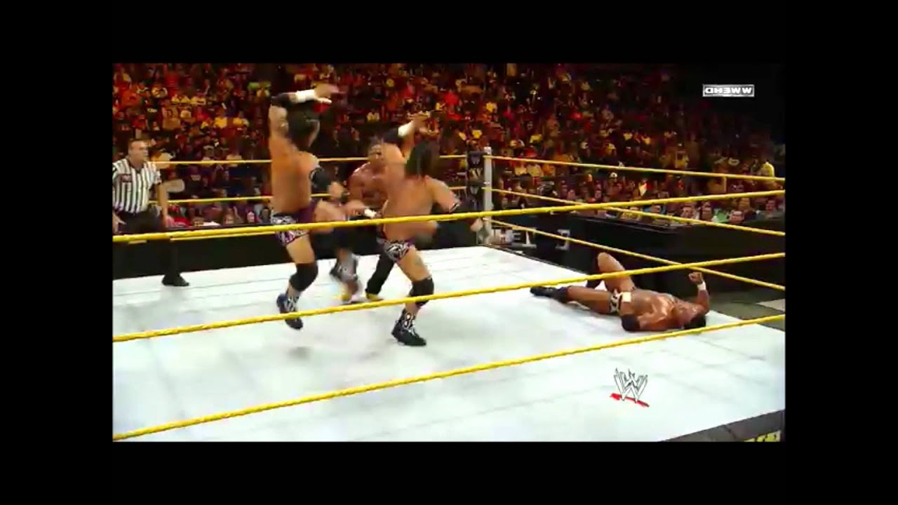 The Usos double Super Kick - YouTube