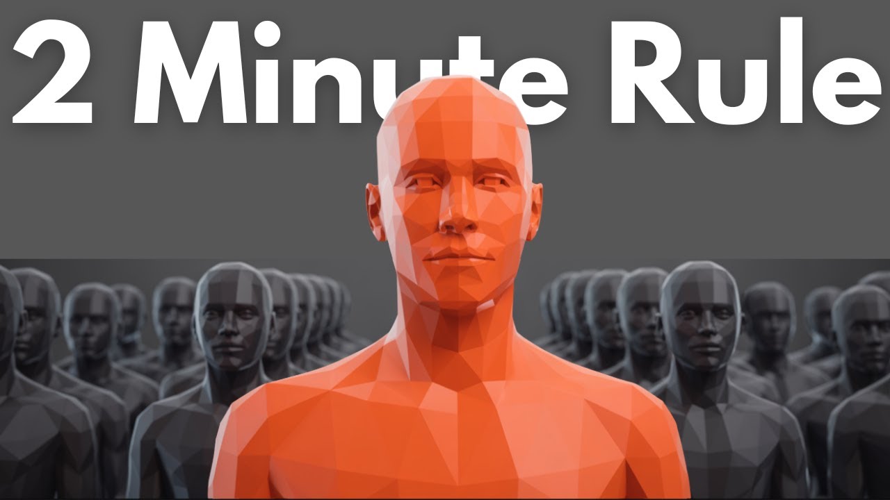 The Shortest Self-Help Guide You’ll Ever Need (2-Minute Rule) - YouTube