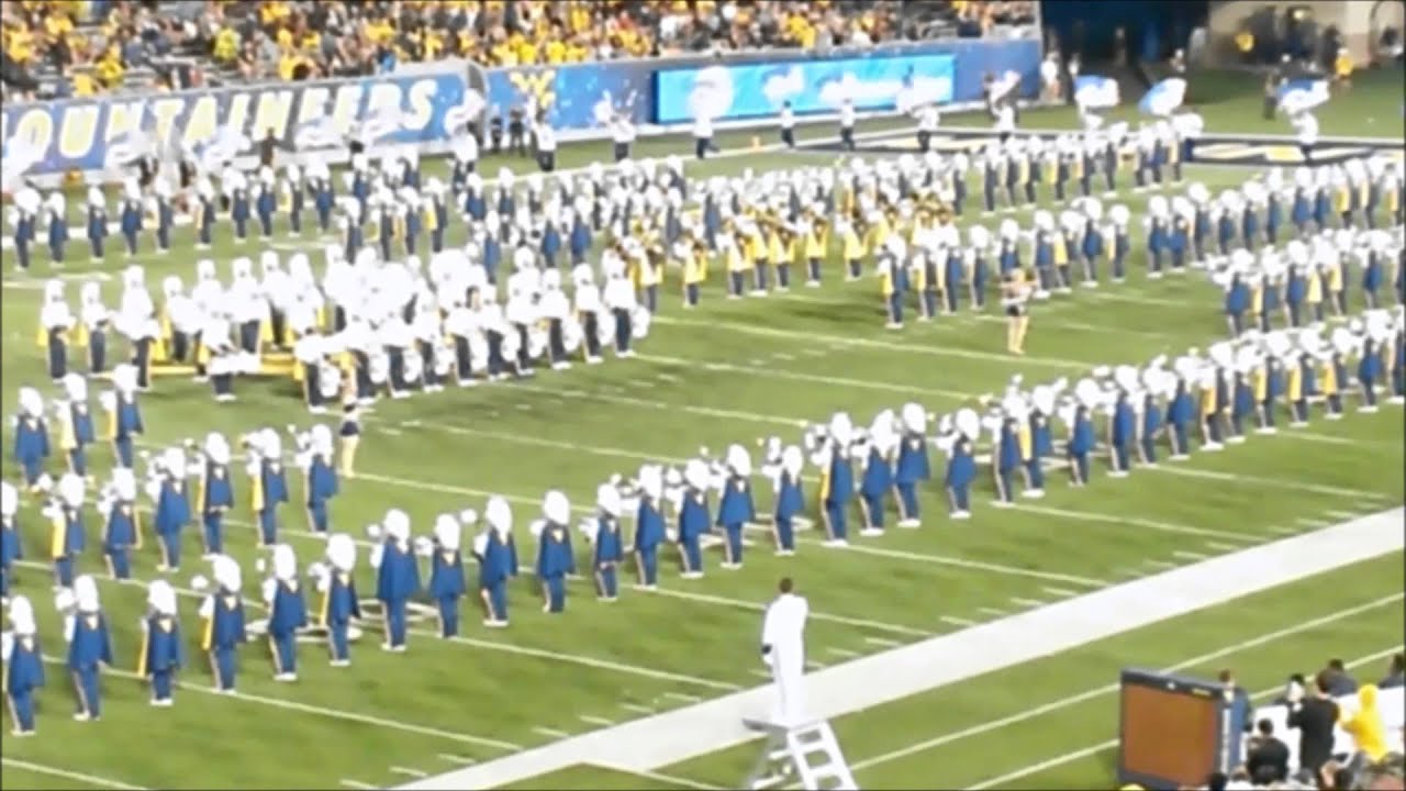 WVU Mountaineer Marching Band (Part 1) - YouTube