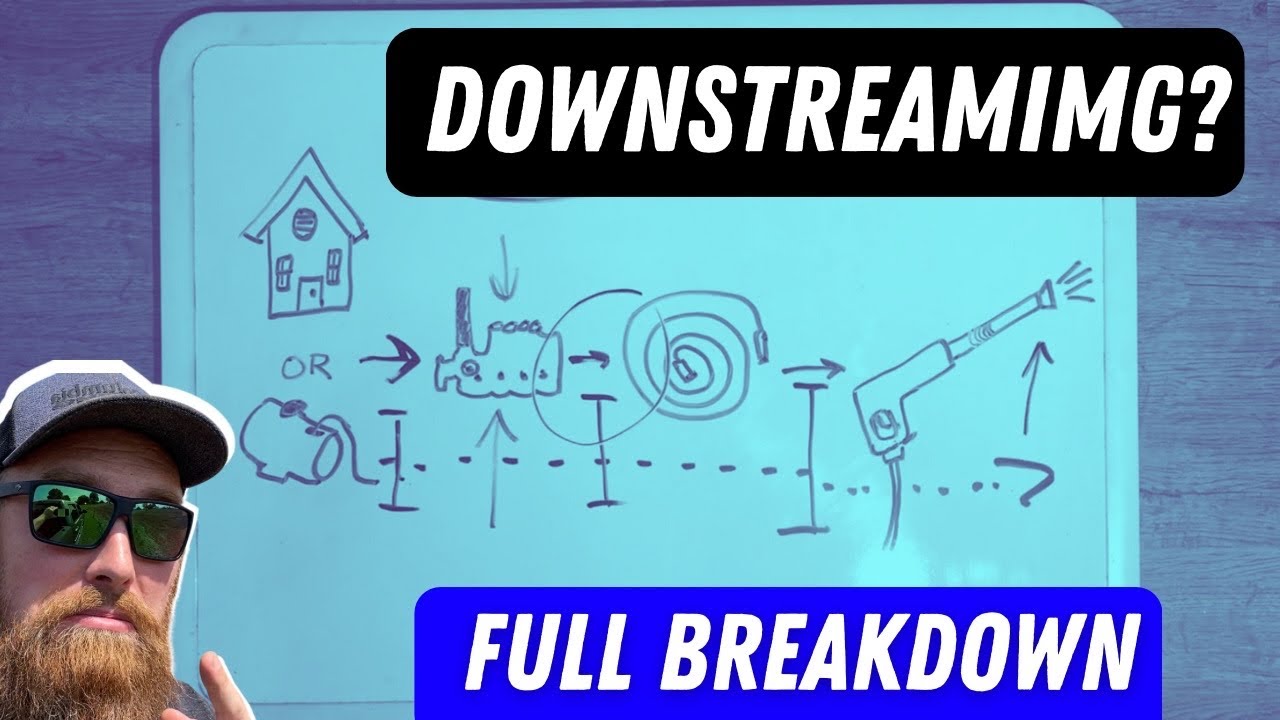 How to Pressure Wash: What is "Downstreaming"? - YouTube