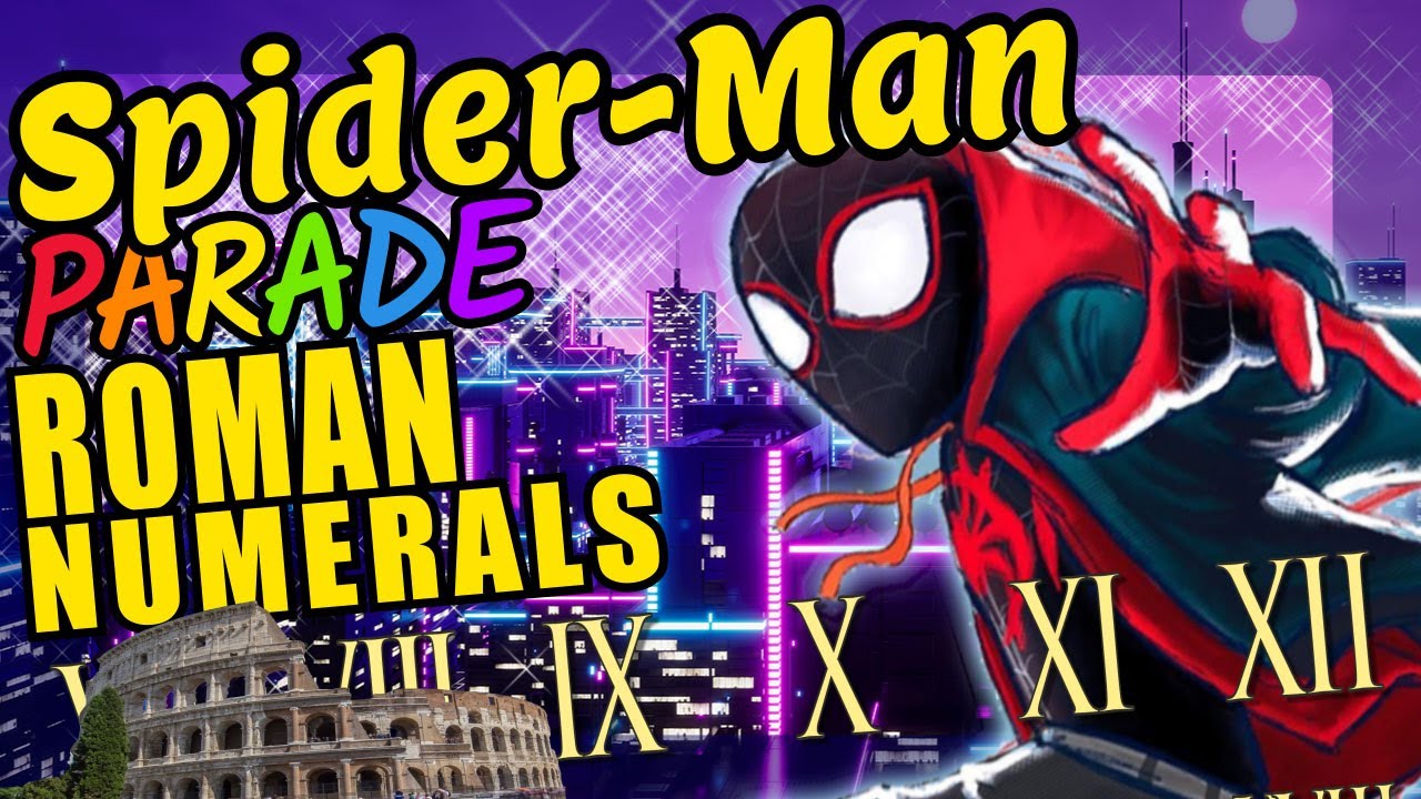 Spider Man Miles Morales Teaching Roman Numerals in Latin Educational ...