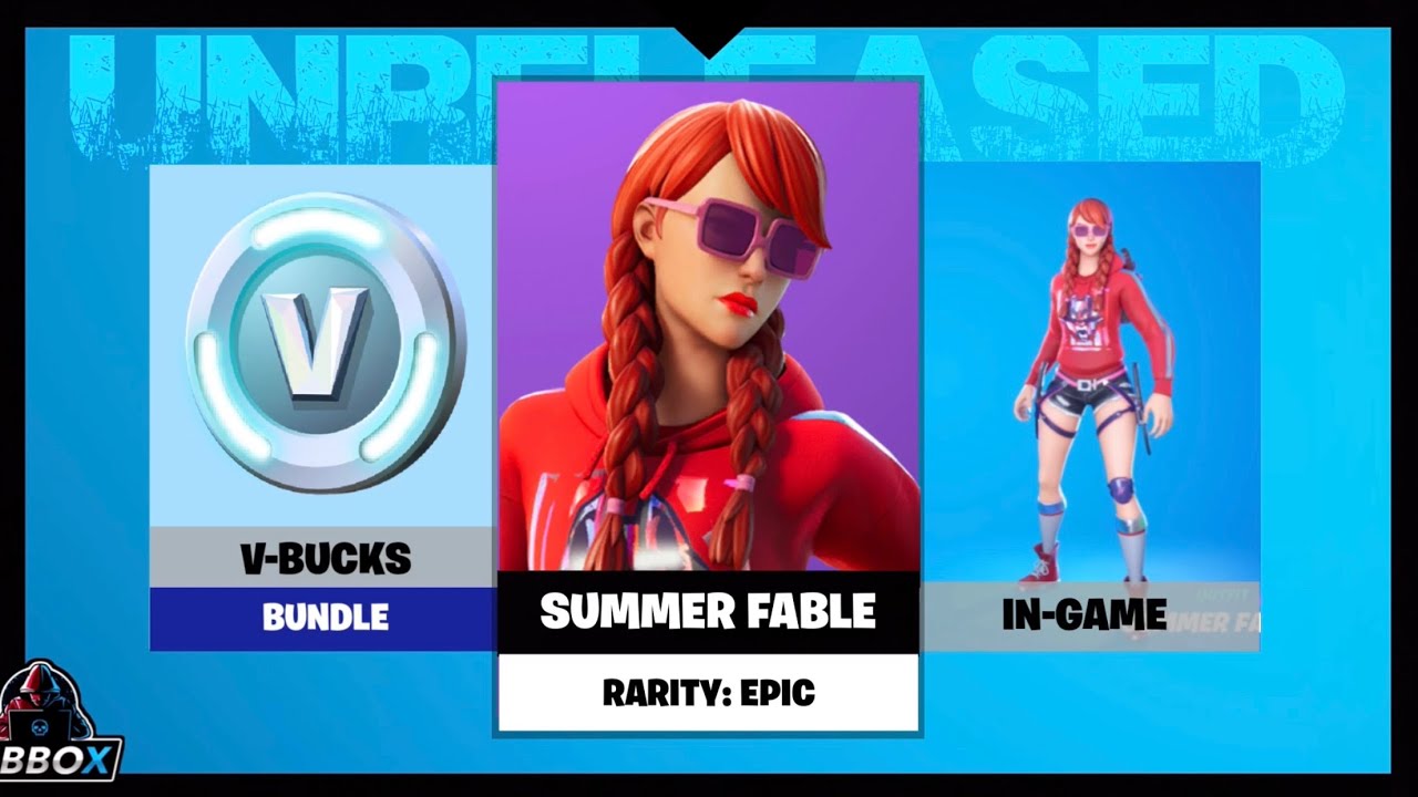 UNRELEASED “SUMMER FABLE” SKIN SHOWCASE!!! - Fortnite Battle Royale ...