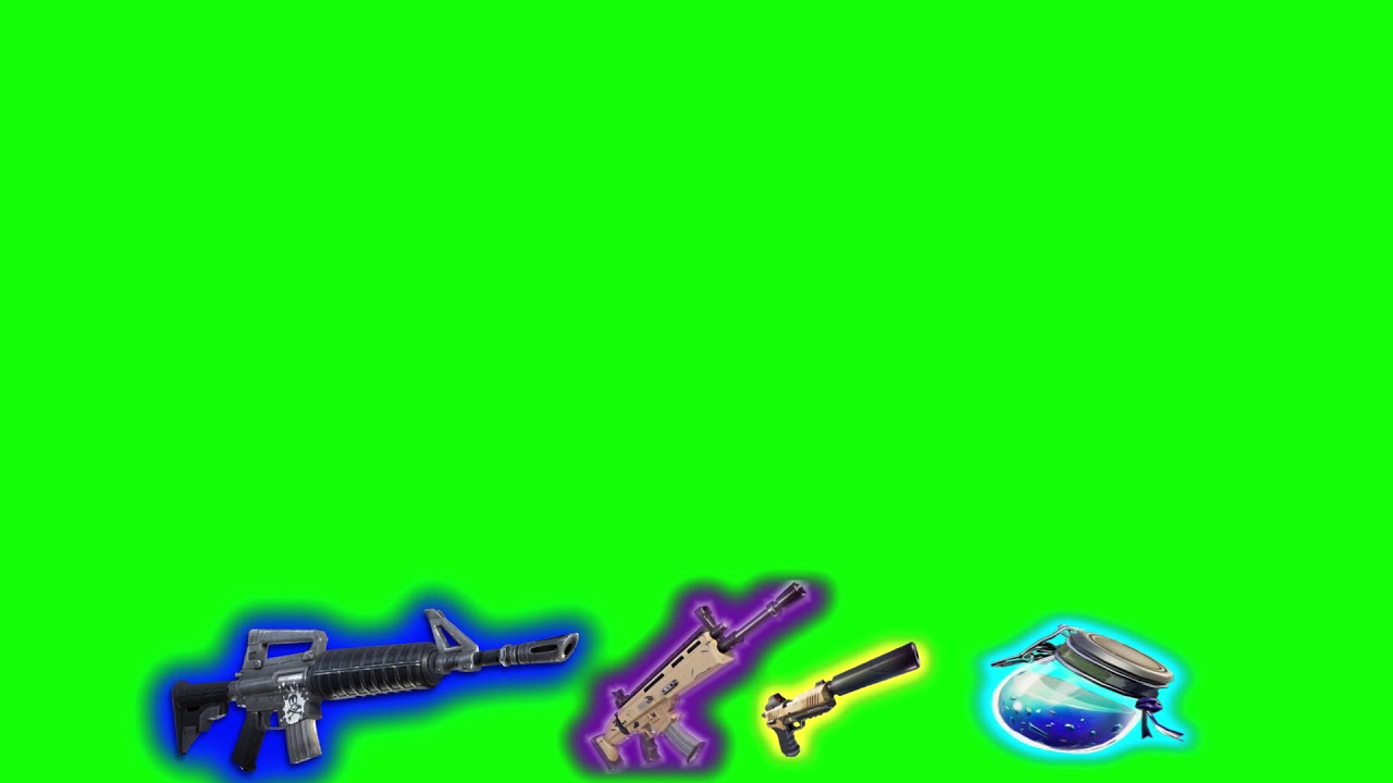 fortnite death guns falling green sceen - YouTube
