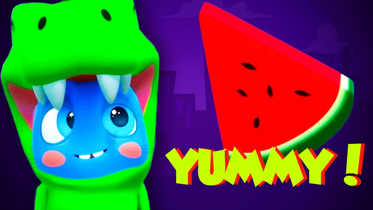 🍉🫶🏻 We love healthy food! 🍉🫶🏻 | Educational Nursery Rhymes by The Mini ...