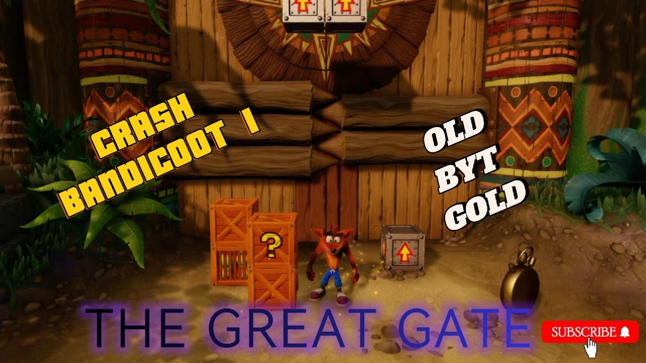 CRASH BANDICOOT 1 / NEW VIRSION FOR PS4 IS VERY FUNNY / GAME PLAY FIRST ...