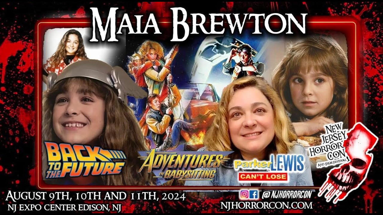 Maia Brewton at NJ Horror Con August 2024 - YouTube