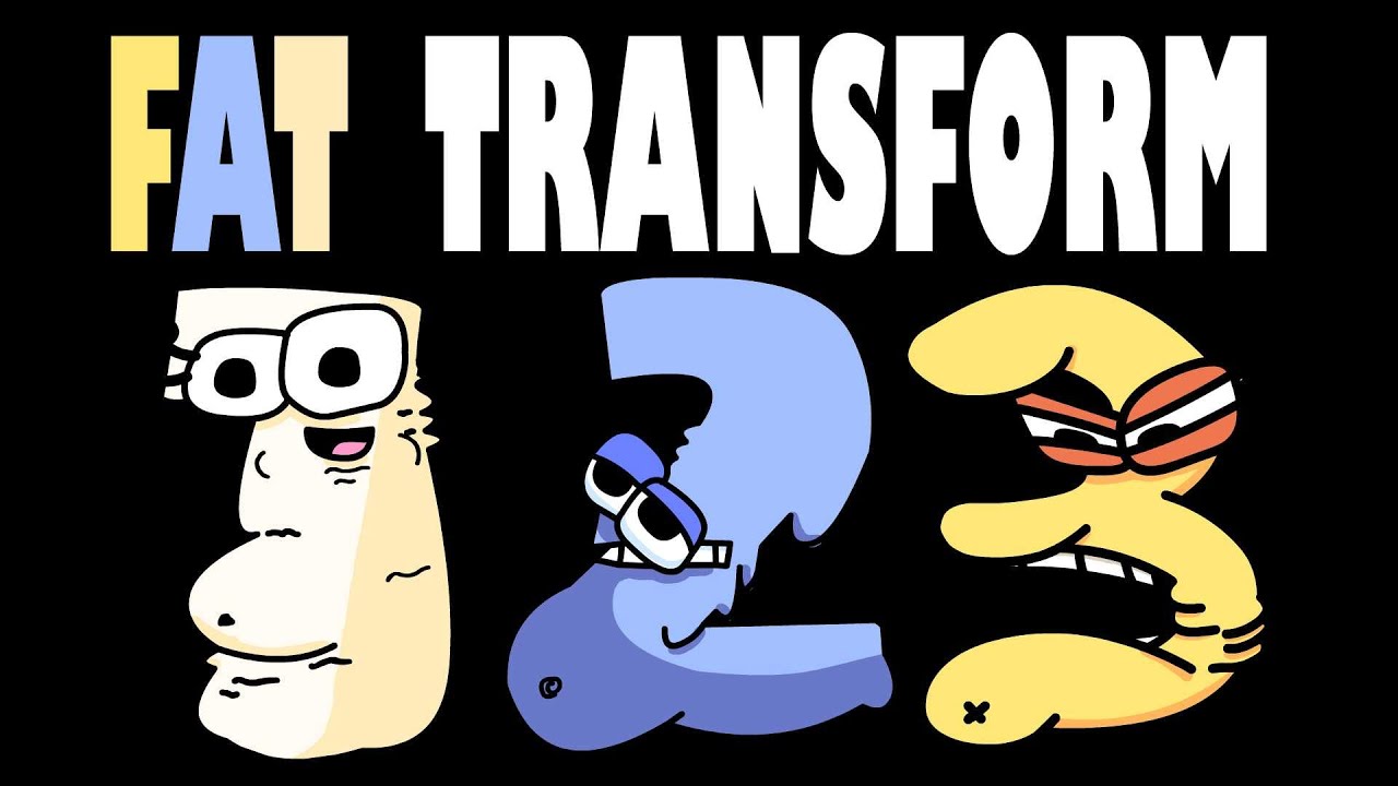 Number Lore But They Fat Transform - YouTube