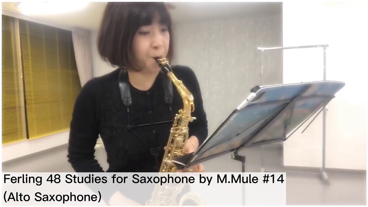 Ferling 48 Studies #14 for Saxophone by M.Mule【Alto Saxophone】 フェルリング ...