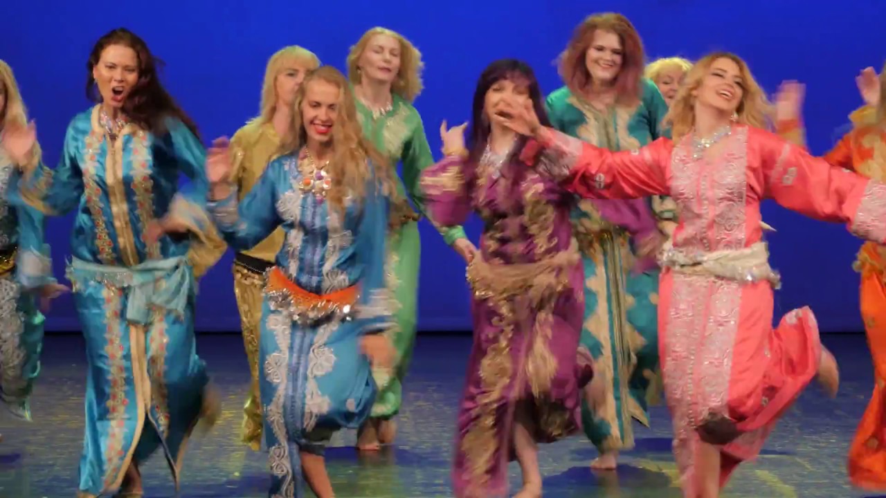 DanceAct Studio bellydancers performing Moroccan chaabi - YouTube