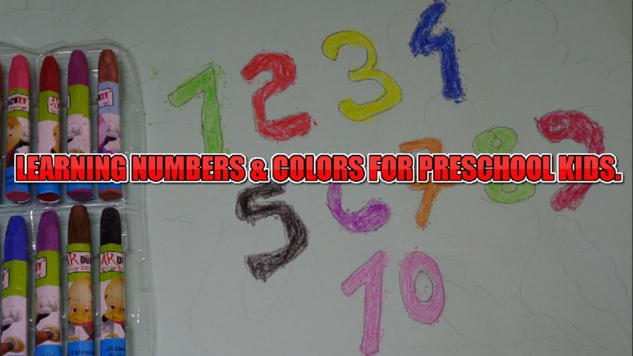 Learning Numbers||Colors for Preschool Kids| - YouTube