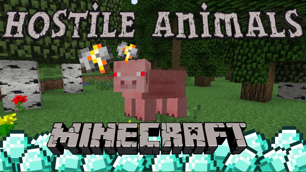 Minecraft | Hostile Animals - YouTube