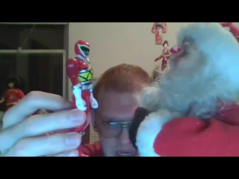 POWER RANGERS DINO CHARGE WITH SANTA CLAUS - YouTube