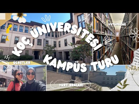 KAMPÜS TURU | KOÇ ÜNİVERSİTESİ - YURTLAR, KULÜPLER, YEME-İÇME, SOSYAL İMKANLAR🍀☕️🏀🏆