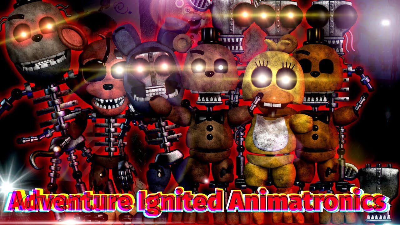 Speed Edit | FNaF | Adventure Ignited Animatronics - YouTube