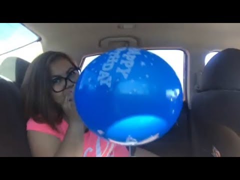 B2P Balloon on the back of the Car - YouTube