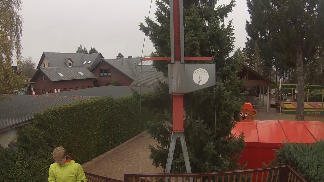 Wild- und Freizeitpark Klotten/Cochem - Seilbahn - onride - YouTube