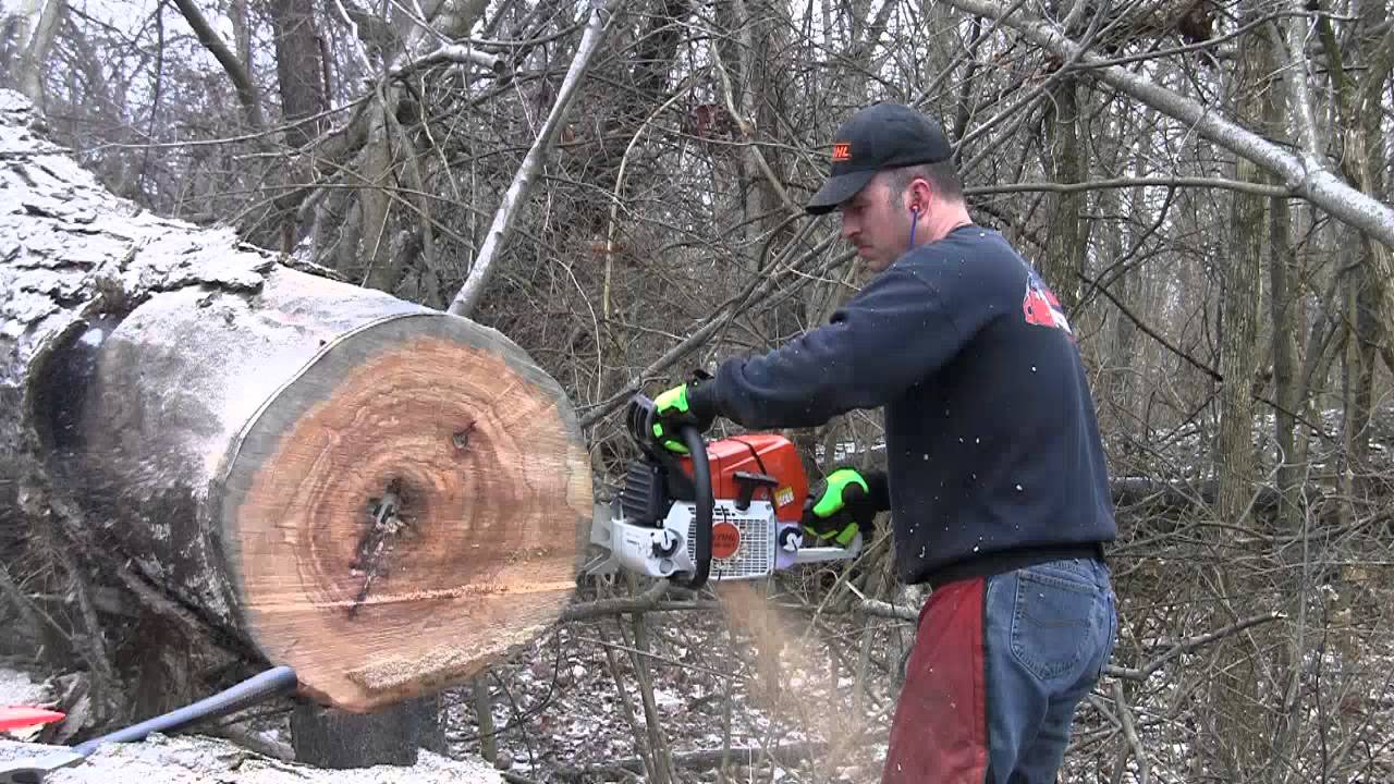 Stihl MS461 vs MS440_460 Hybrid - YouTube