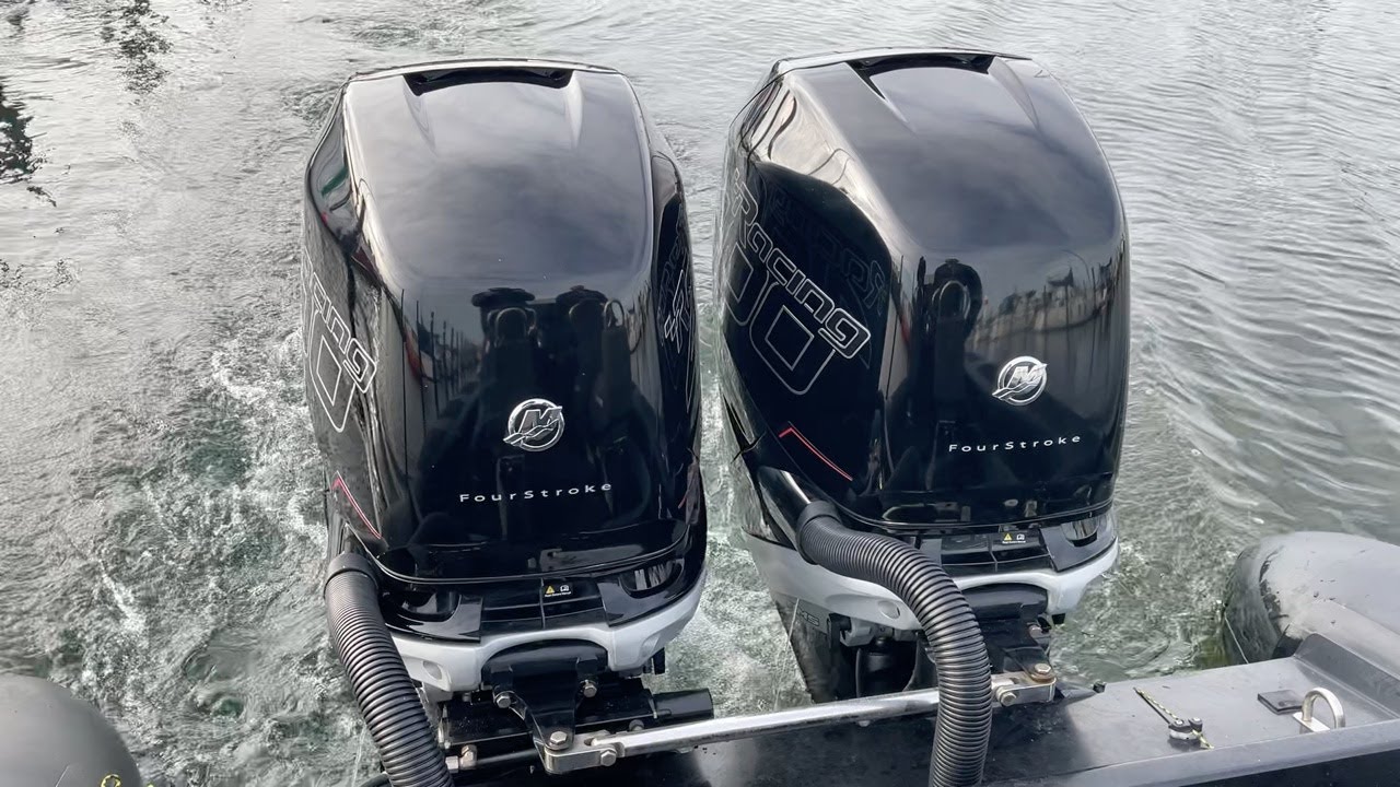 Köp Båtmotorer Mercury Verado Racing 400 2st på Klaravik - YouTube
