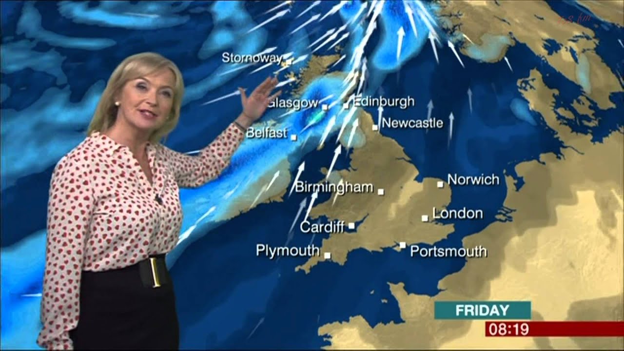 CAROL KIRKWOOD:--: BBC Breakfast Weather - 01 Oct 2014 - YouTube