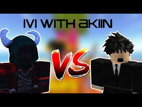 Fighting Akin(Tries Cheating)||Roblox Skywars - YouTube