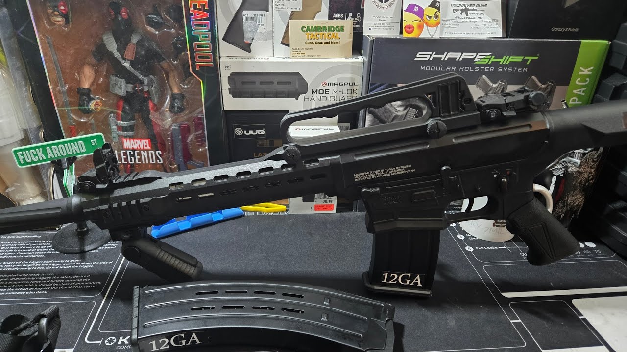 G Force Arms GF-25 (12GA) /AR style shotgun - YouTube