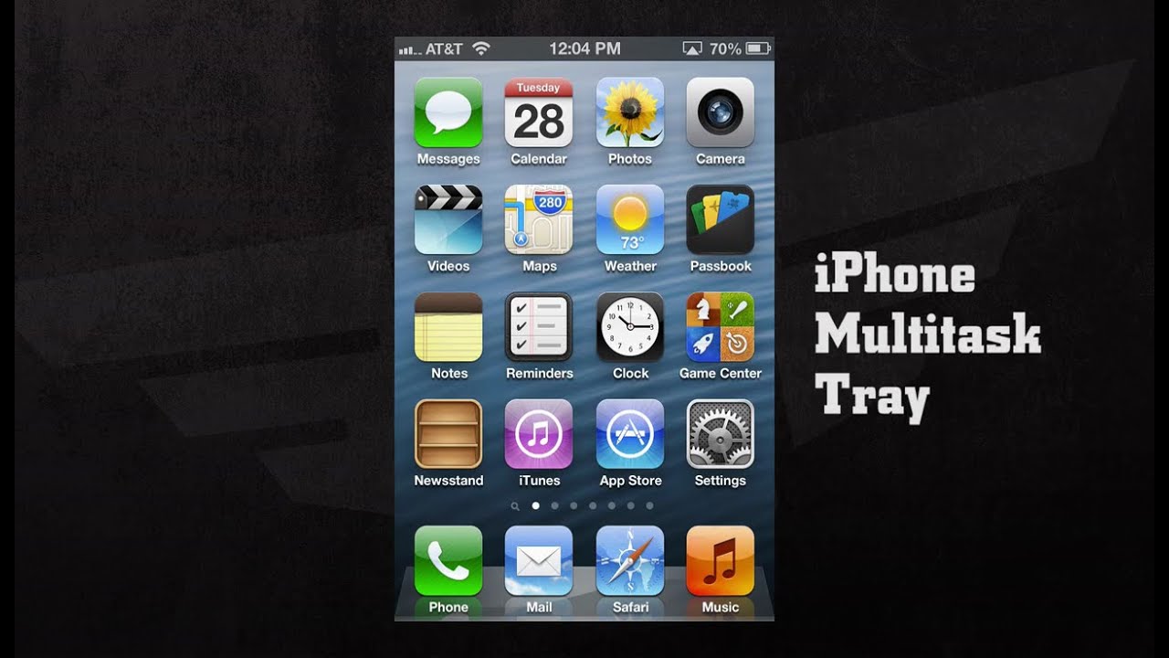 iPhone iOS 6 Apps Multitasking guide - YouTube