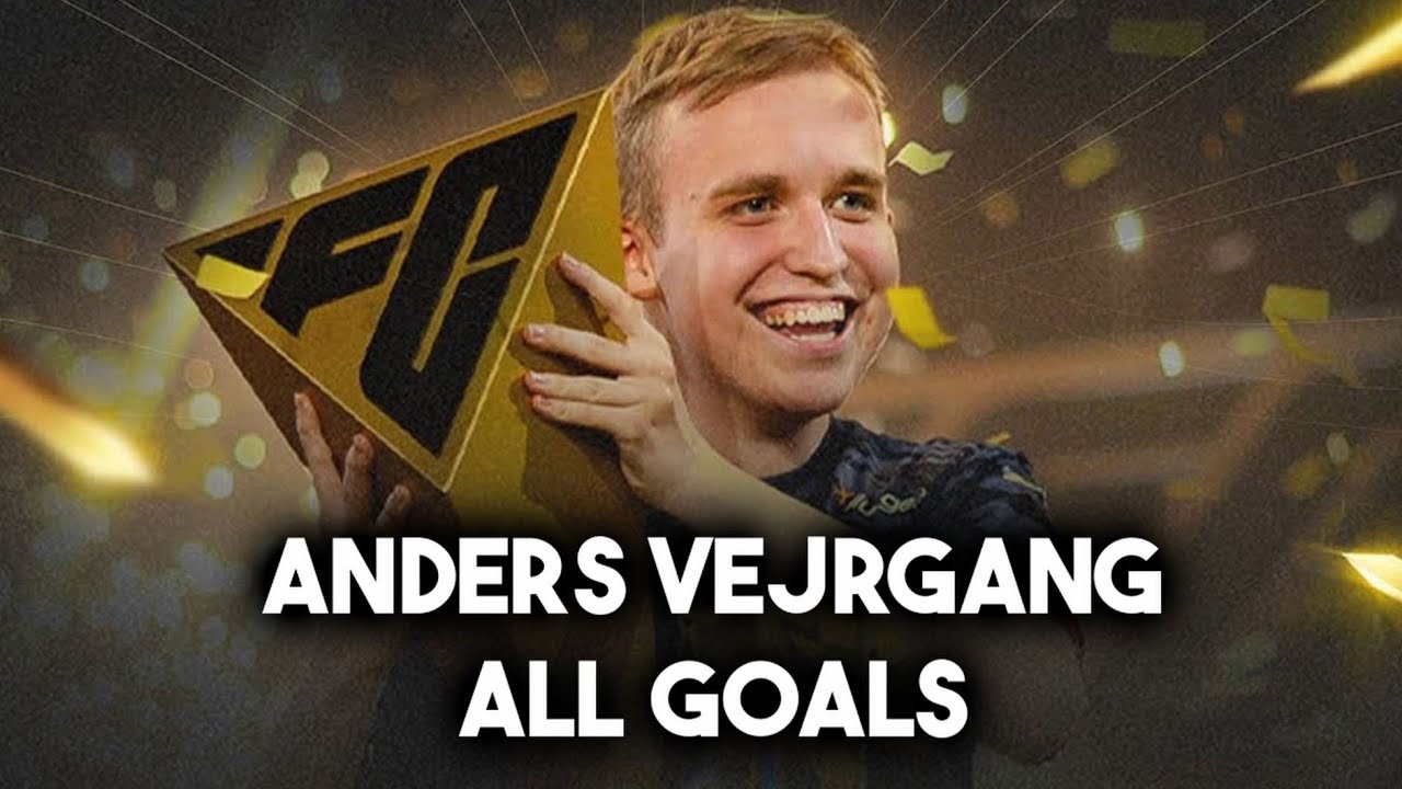 EVERY ANDERS VEJRGANG GOAL FC24 PRO WORLD CHAMPIONSHIP - YouTube