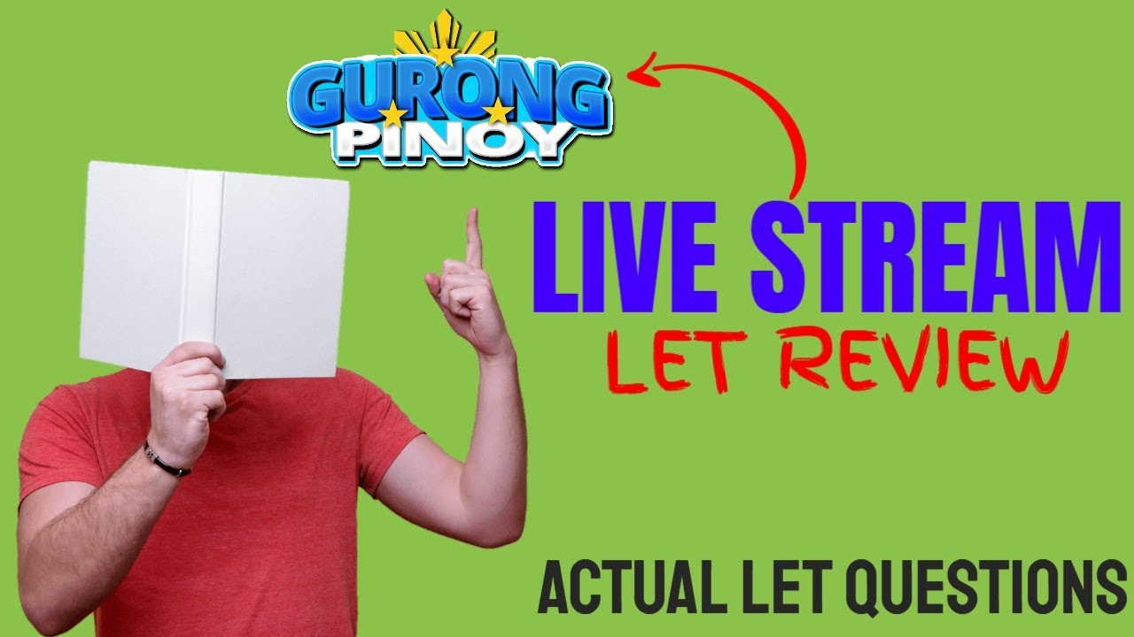 LET Updated Reviewer 2022 Actual LET Questions LS - YouTube
