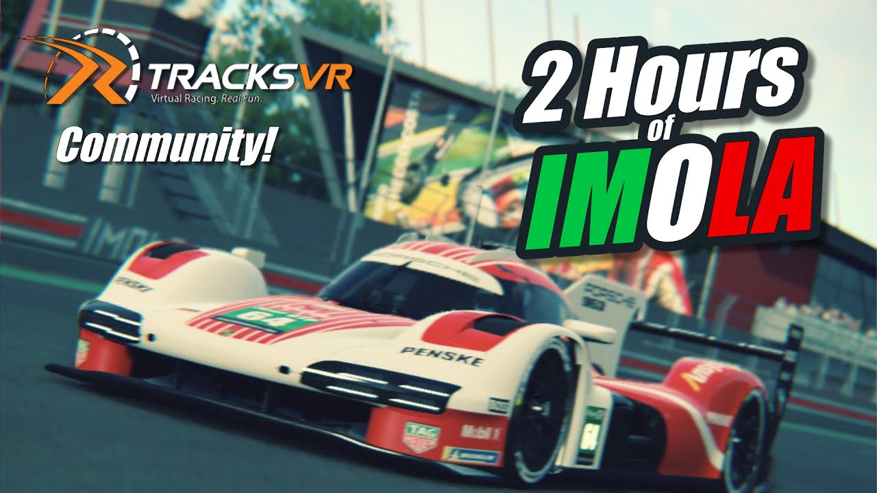 IMOLA 2 hours, in AMS2! (Monday night racing with TracksVR) - YouTube
