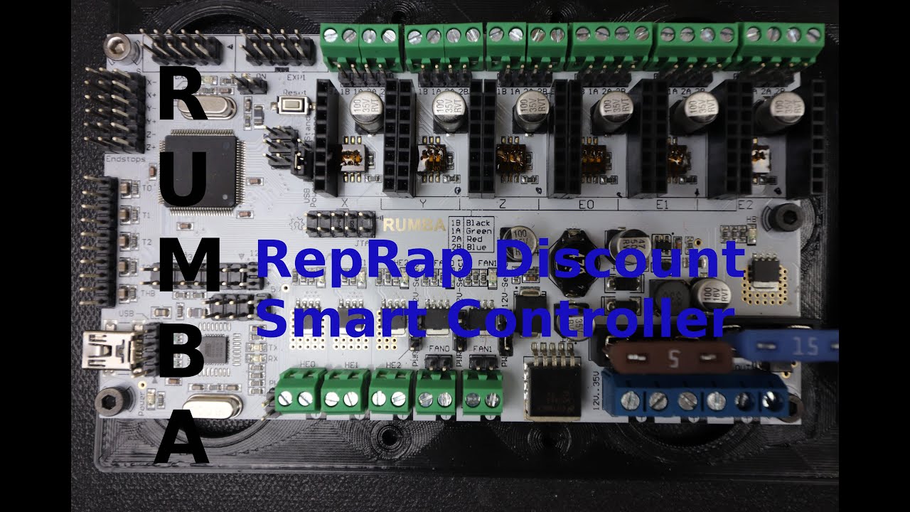 Rumba - RepRap Discount Smart Controller - YouTube