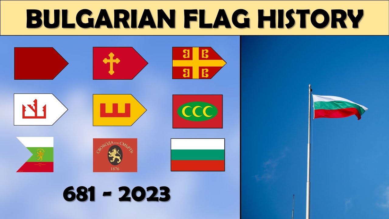 Bulgarian Flag History Every Bulgarian Flag 681 2023 YouTube
