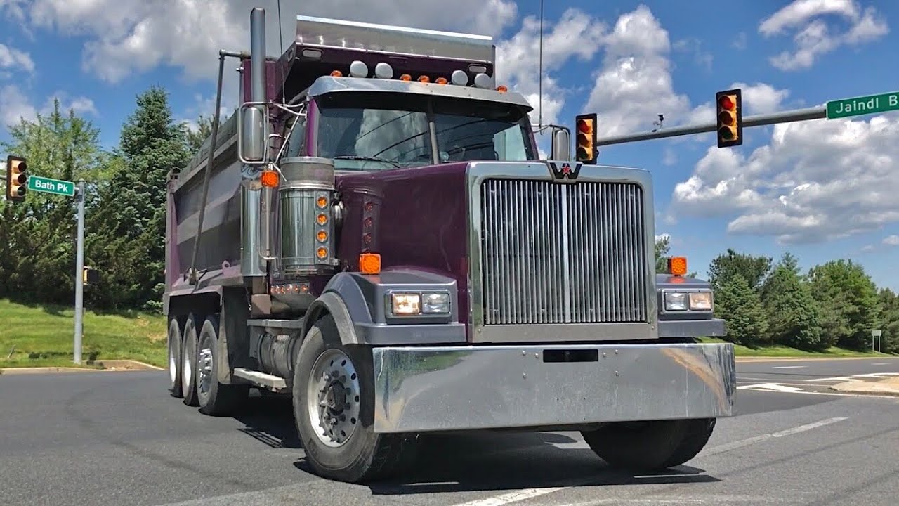 Truck Spotting On Route 512 - Marmon 57 DHR, Custom Peterbilts, And ...