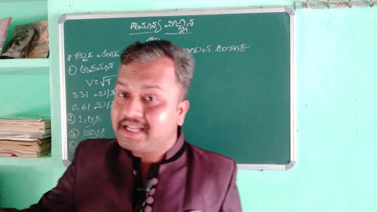 LECTURE. 3./BASIC SCIENCE/SOUND/PART 2/IN KANNADA/CHANDRAKANT INAMADAR ...