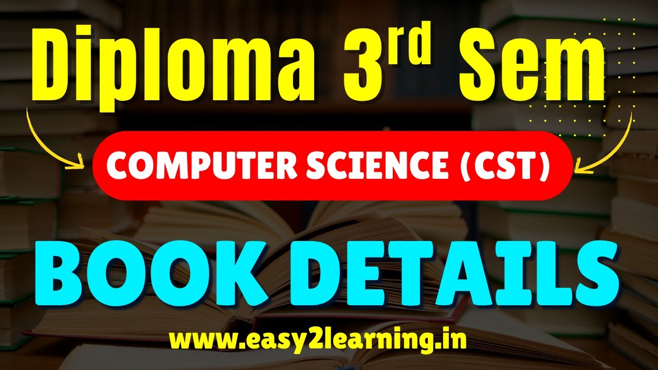 Diploma 3rd Sem CST Books | WBSCTE Book List 2025 | Computer Science WB Polytechnic - YouTube