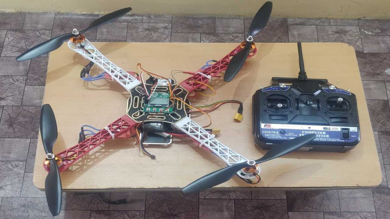 How To Make Drone At Home | Quadcopter Designing | Complete Tutorial ...