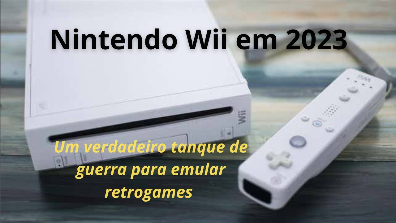 Nintendo Wii em 2023 - Um Retrogame Completo - YouTube